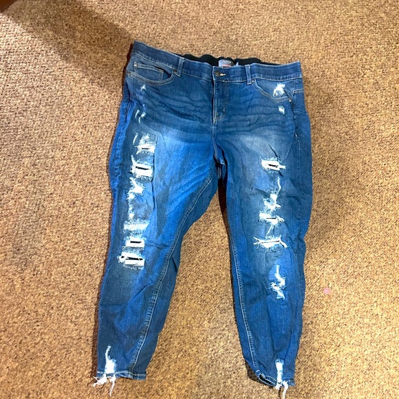 torrid | Jeans | Torrid Distressed Skinny Jeans | Poshmark